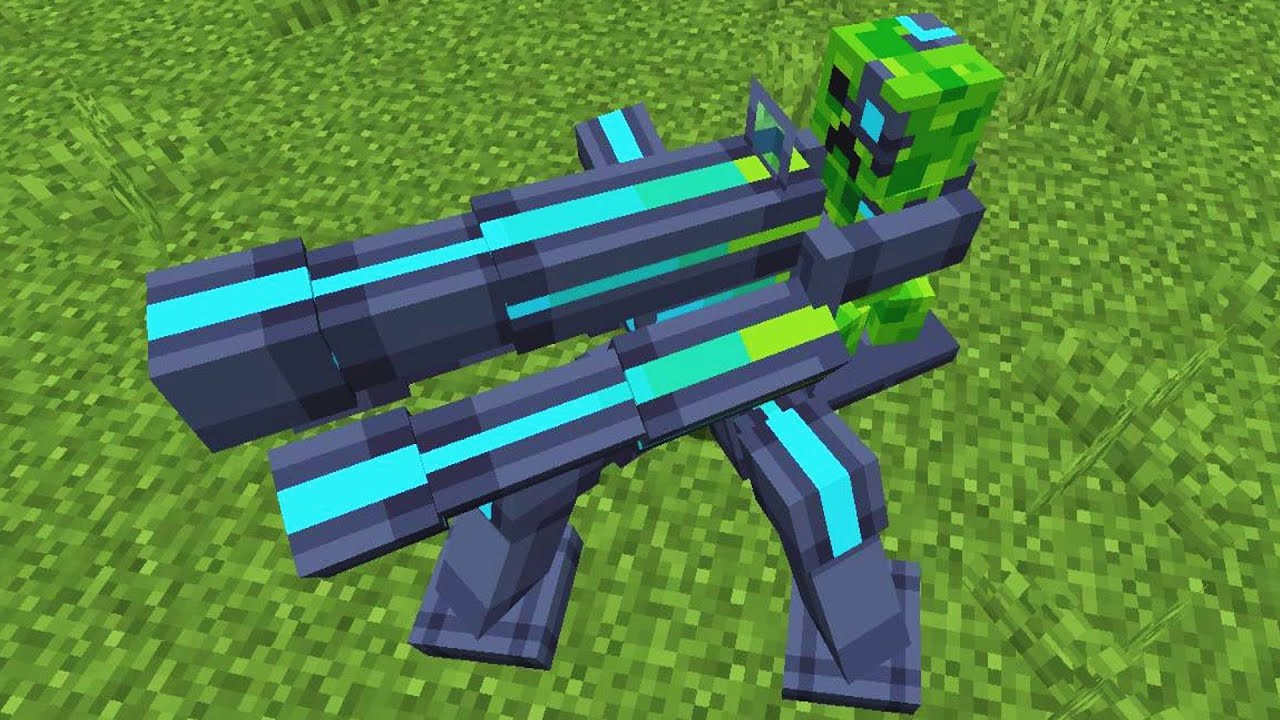 Neon Sentry Keeper MOD in Minecraft - YouTube
