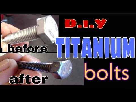 How to make TITANIUM BOLT / PAano gumawa ng TITANIUM BOLT (D.I.Y) I ...