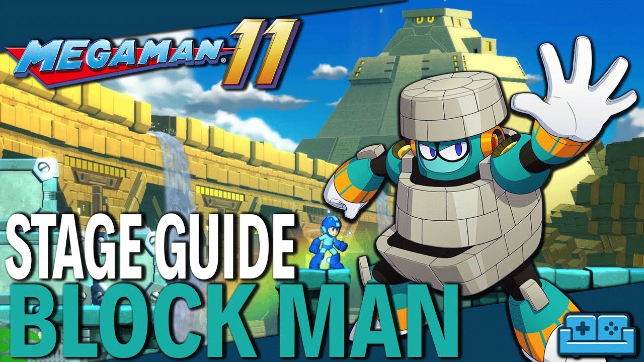 MEGA MAN 11| BLOCK MAN STAGE GUIDE (NORMAL, NO ITEMS, NO PARTS) - YouTube