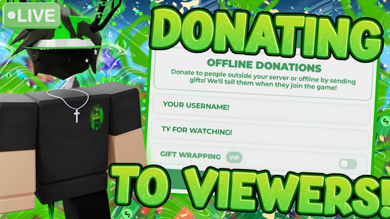 🔴LIVE🔴💸Donating Robux To Viewers💸PLS DONATE💸GOAL: 4.8M Raised💸TTS ON💸 ...