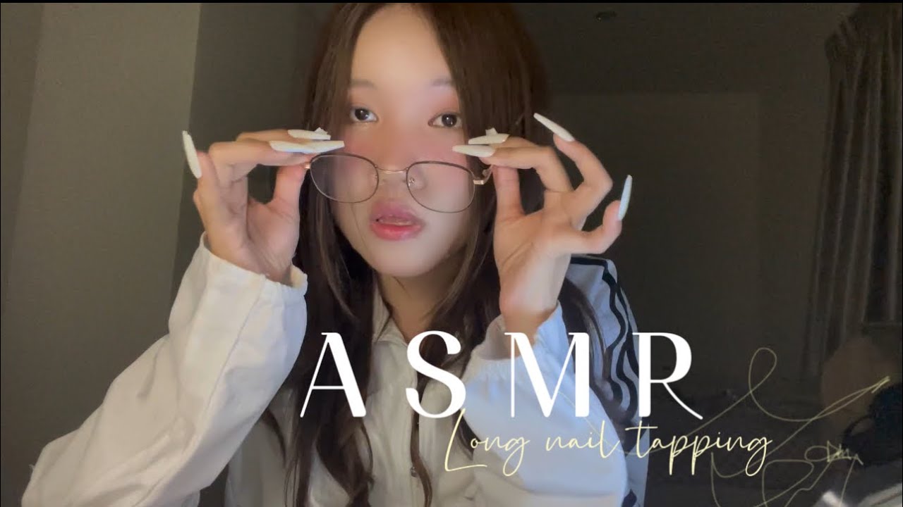 ASMR //DOING YOUR MAKEUP 💄AND NAIL //LONG NAIL TAPPING 💅💗 - YouTube