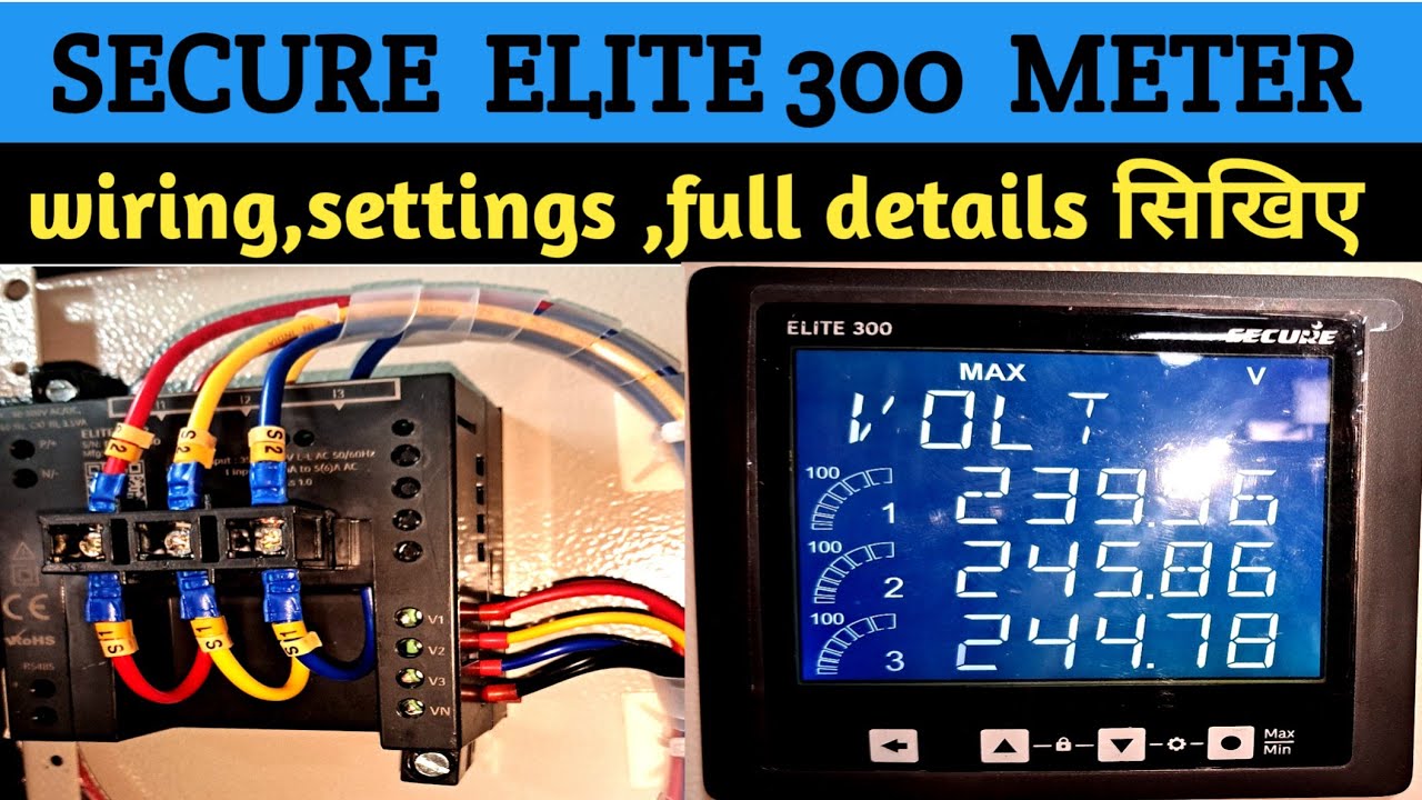 Elite 300 Meter Wiring & Settings Explained - YouTube