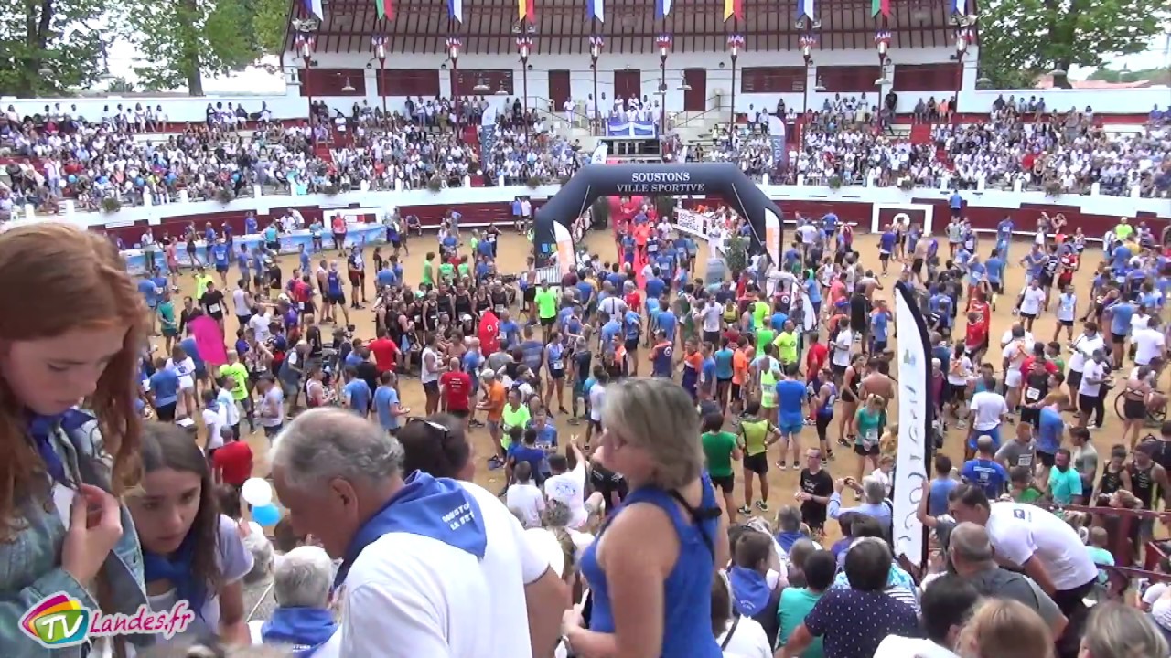 Fêtes de Soustons Arrivées des 10 km de Soustons - YouTube