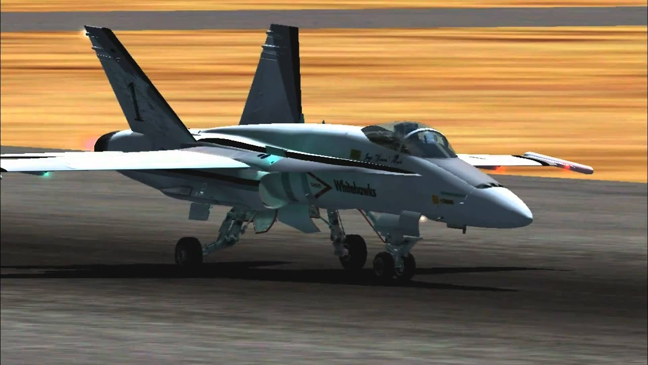 FSX F/A-18 Sound Test - YouTube