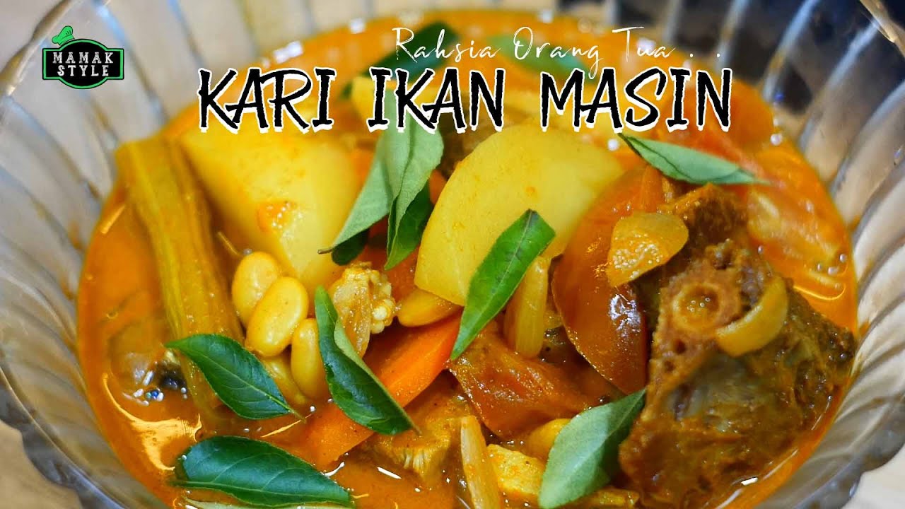 Kari Ikan Masin | Rahsia Orang Tua | Salted Fish Curry | Karruvattu ...