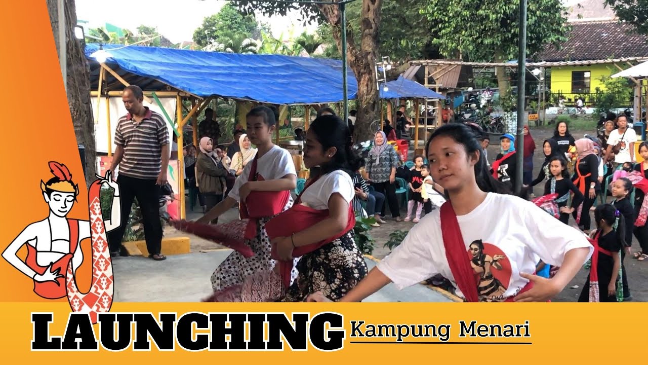 Serunya Kegiatan Launching "Kampung Menari" - YouTube