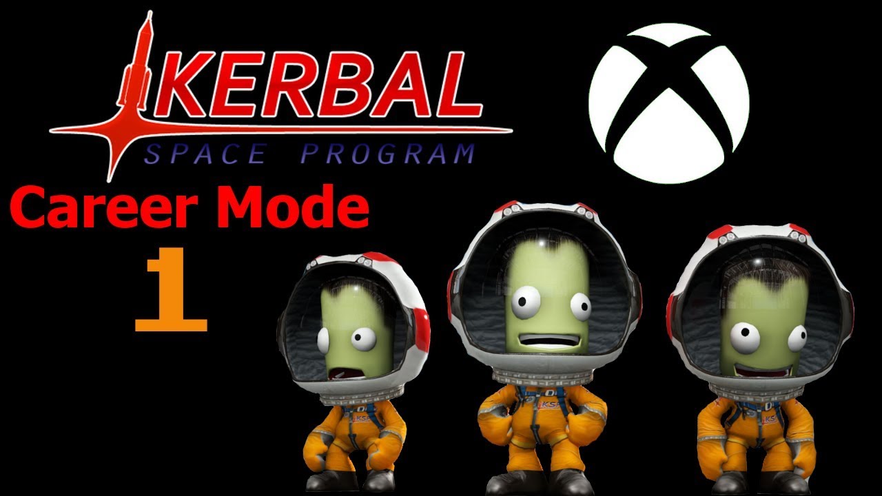 Kerbal Space Program [Console]: Part 1 | Career Mode | HOW DO I STAGE A ROCKET?!? - YouTube