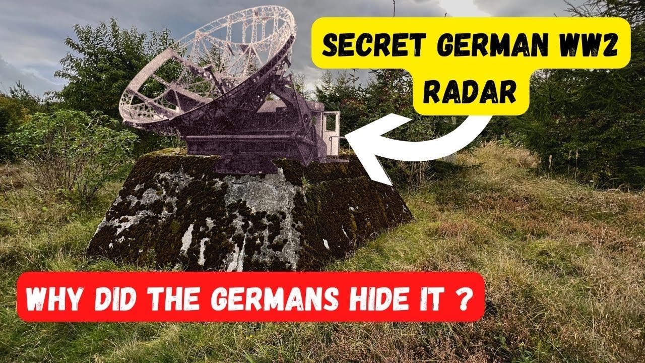 Secret German WW2 RADAR and a fully buried MONSTER top secret bunker ...