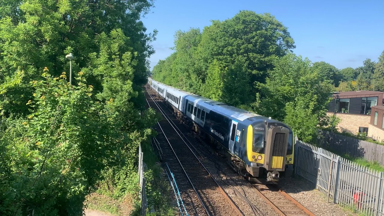 Class 444 Desiro | 444023 + 444012 | South Western Railway - YouTube