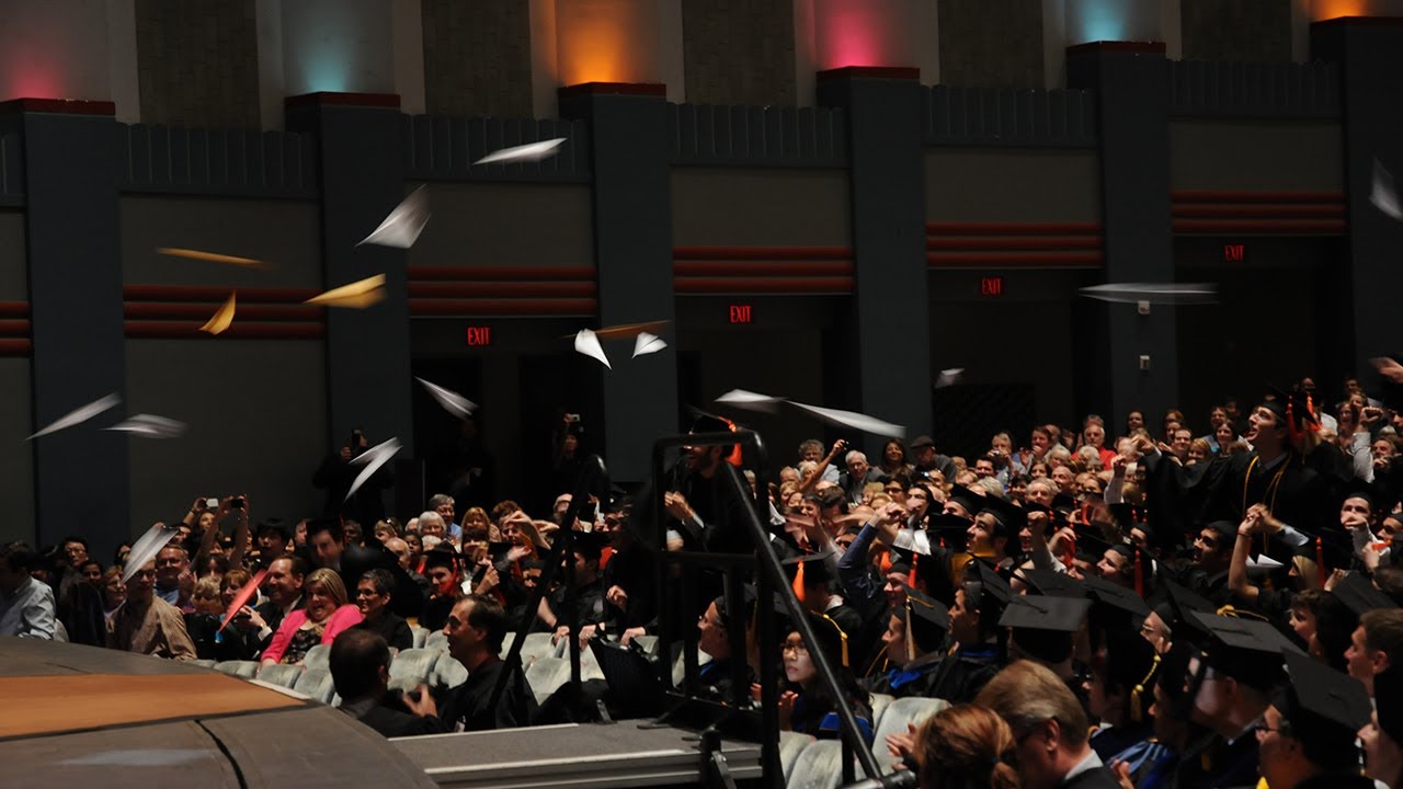 Inside Purdue Engineering: AAE paper airplanes at Commencement - YouTube