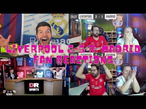 LIVERPOOL BOTTLED IT! Liverpool 2-5 Real Madrid! Football Fans Reactions Part 2
