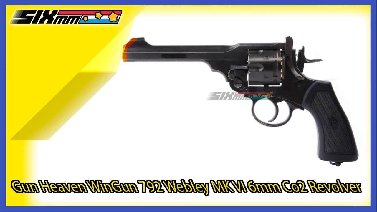 [Gun Heaven] WinGun 792 Webley MK VI 6mm Co2 Revolver[Weathered Ver ...