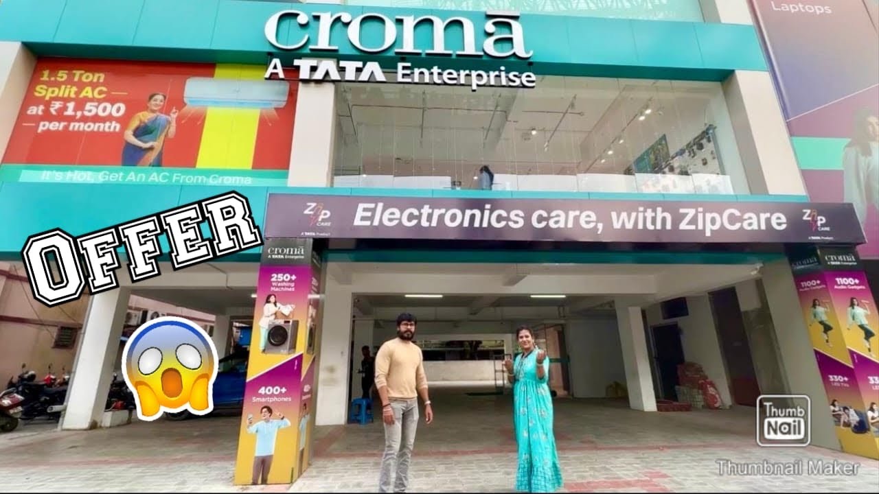 Croma OFFER/Home Appliances Showroom in Chennai/A Tata Enterprise Croma ...