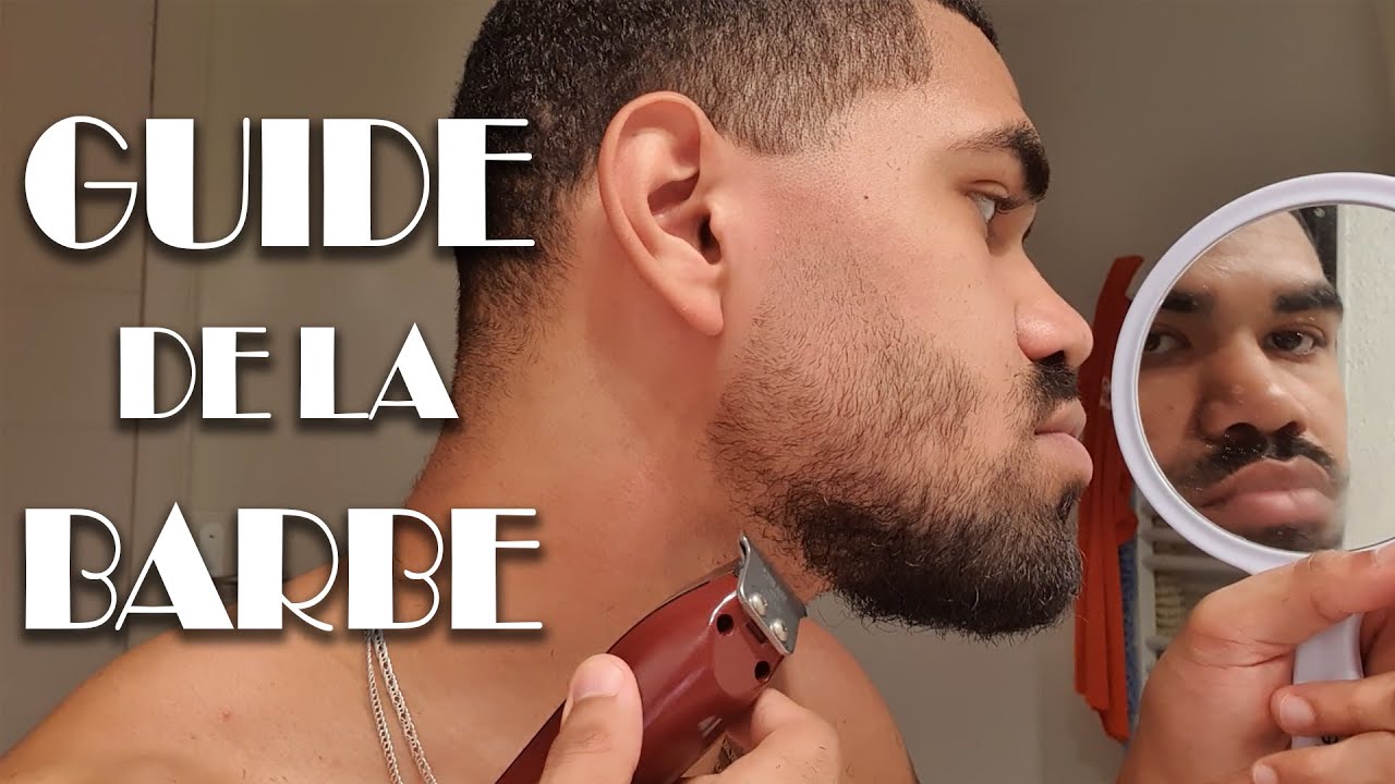 TUTO : Se couper soi-même la BARBE maison | Dégradé et tracé de la ...