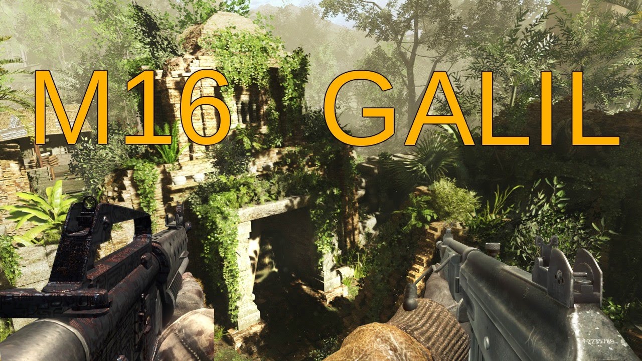GALIL AND M16 ZOMBIES CHRONICLES GAMEPLAY (BO3 ZOMBIES) - YouTube