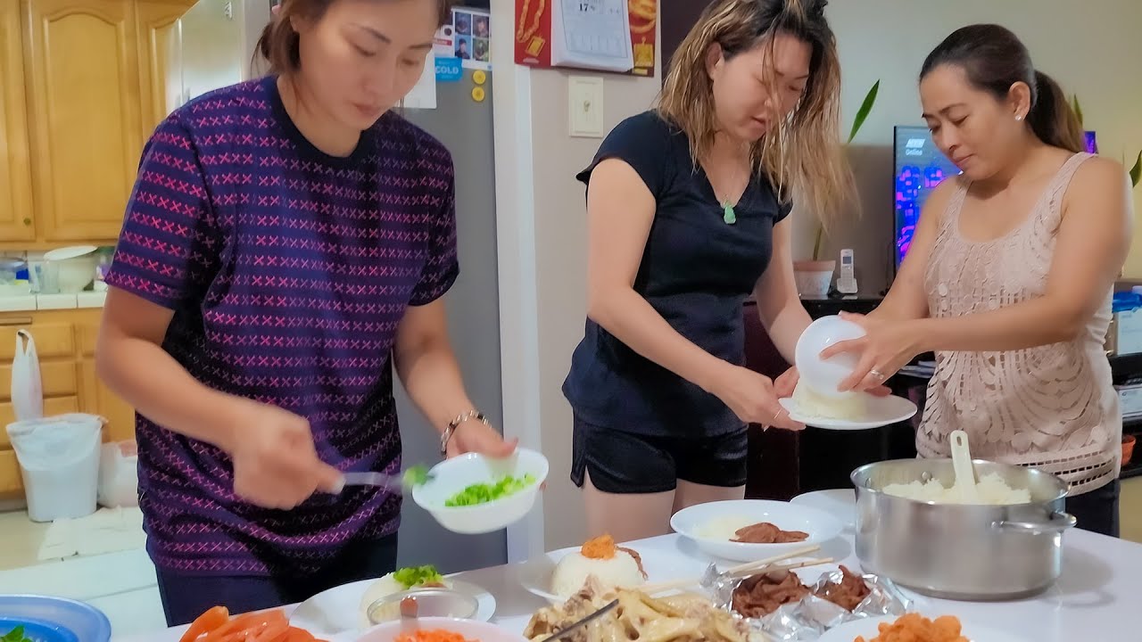 Eating Vietnamese Rice Combination - Cơm Tấm Sườn Bì Trứng - YouTube