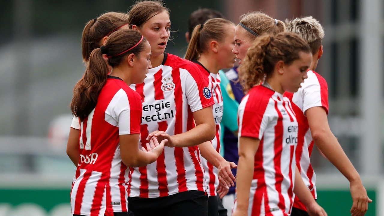 PSV Vrouwen begint competitie in Rotterdam - YouTube