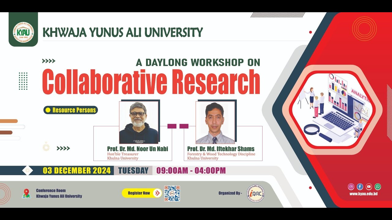 Workshop on Collaborative Research | Part - 5 | 03 December 2024 | KYAU - YouTube