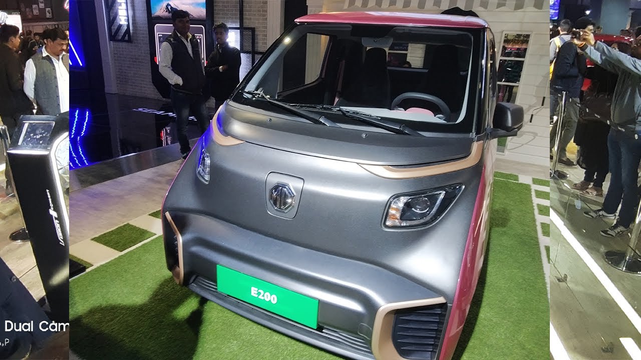 MG E200 2 Doors Electric Car Launch @ Auto Expo 2020 | Walkaround ...