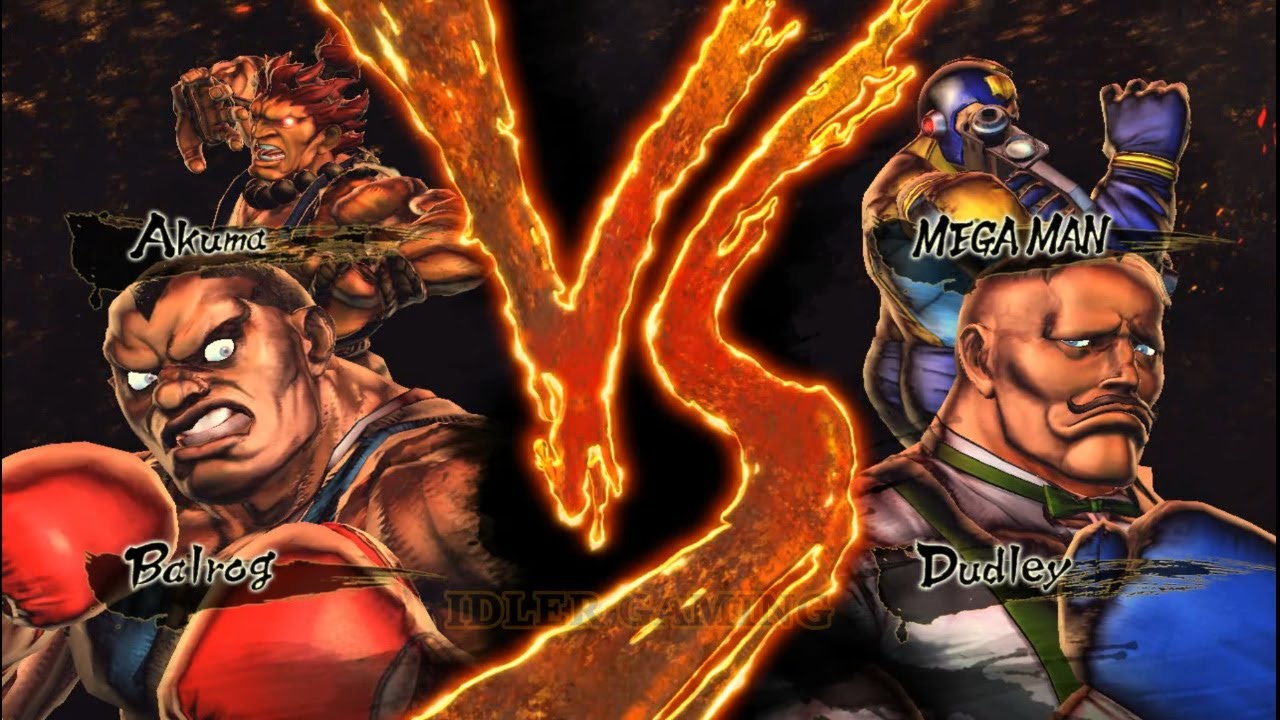 Balrog Akuma VS Dudley Megaman Hardest AI Street Fighter X Tekken - YouTube