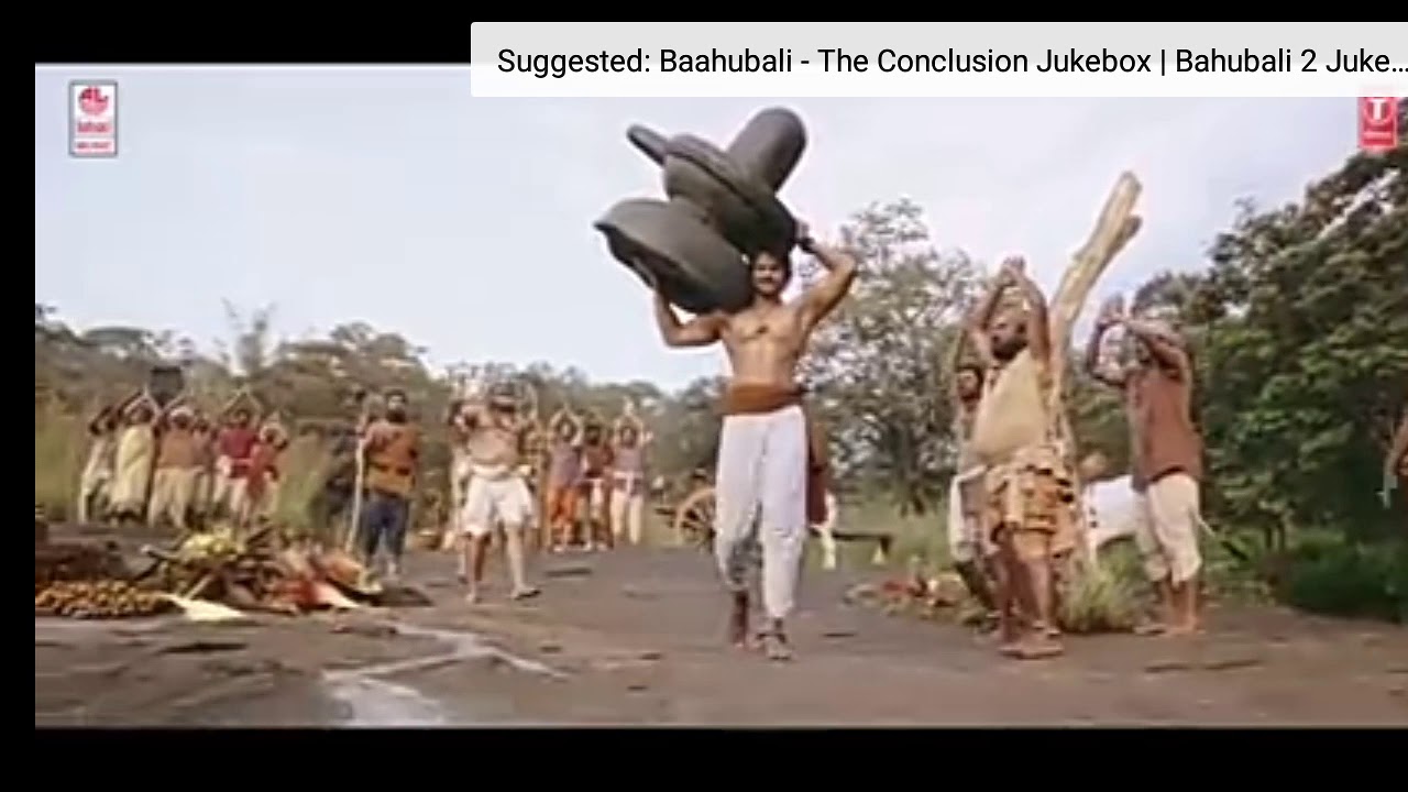 Bahubali 1 first song - YouTube