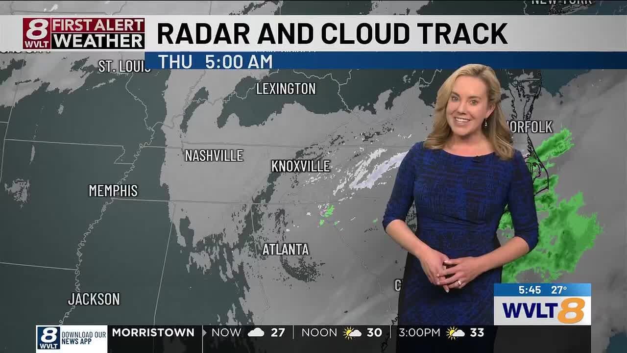Meteorologist Sydney Sullivan is tracking lingering icy spots and the ...