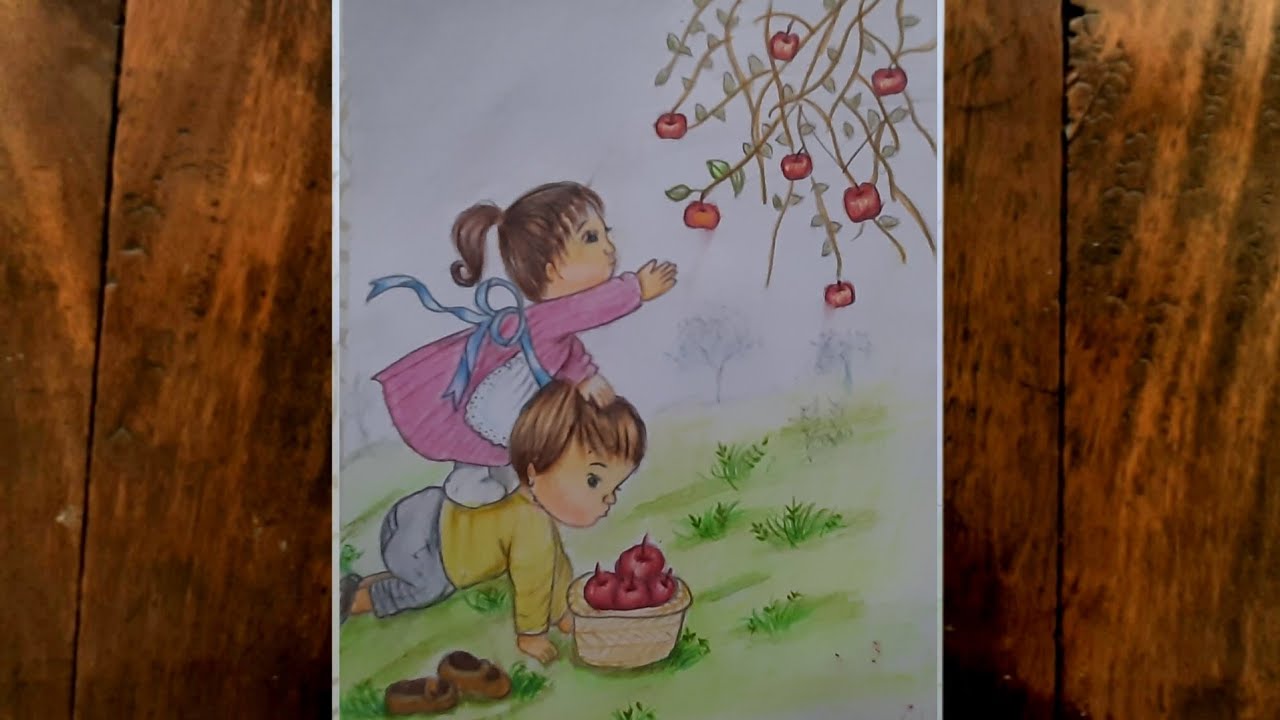 how to draw brother and sister easy -step by step | drawing tutorial ...