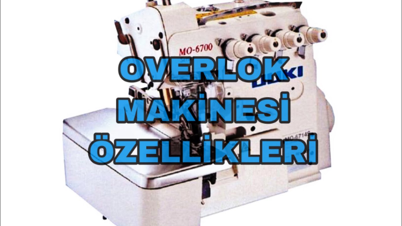 Overlok Makinesi - YouTube