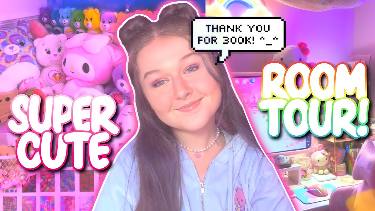 CALLMEHHALEY’S ROOM TOUR! | Pastel & Kawaii Aesthetic Room 💕 | 300k ...
