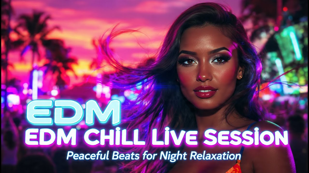 EDM Chill Live Session 🌙 Peaceful Beats for Night Relaxation - YouTube