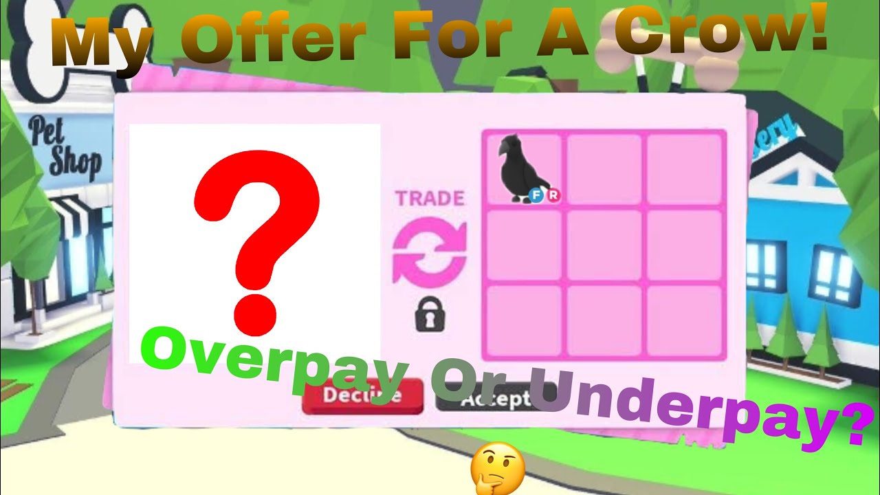 Adopt Me | My Offer For A Crow! (Open) #adoptme #adoptmeroblox # ...