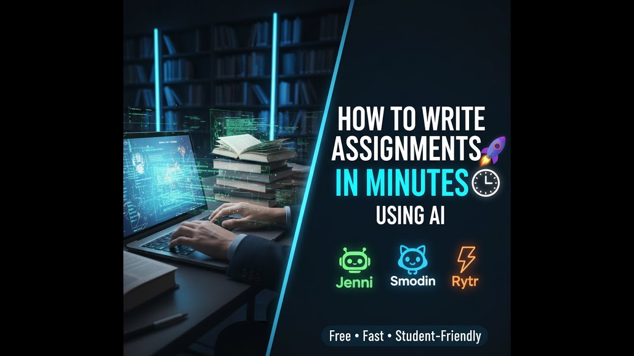 How to Write Your Assignment /Homework with AI (Secret Tools ...
