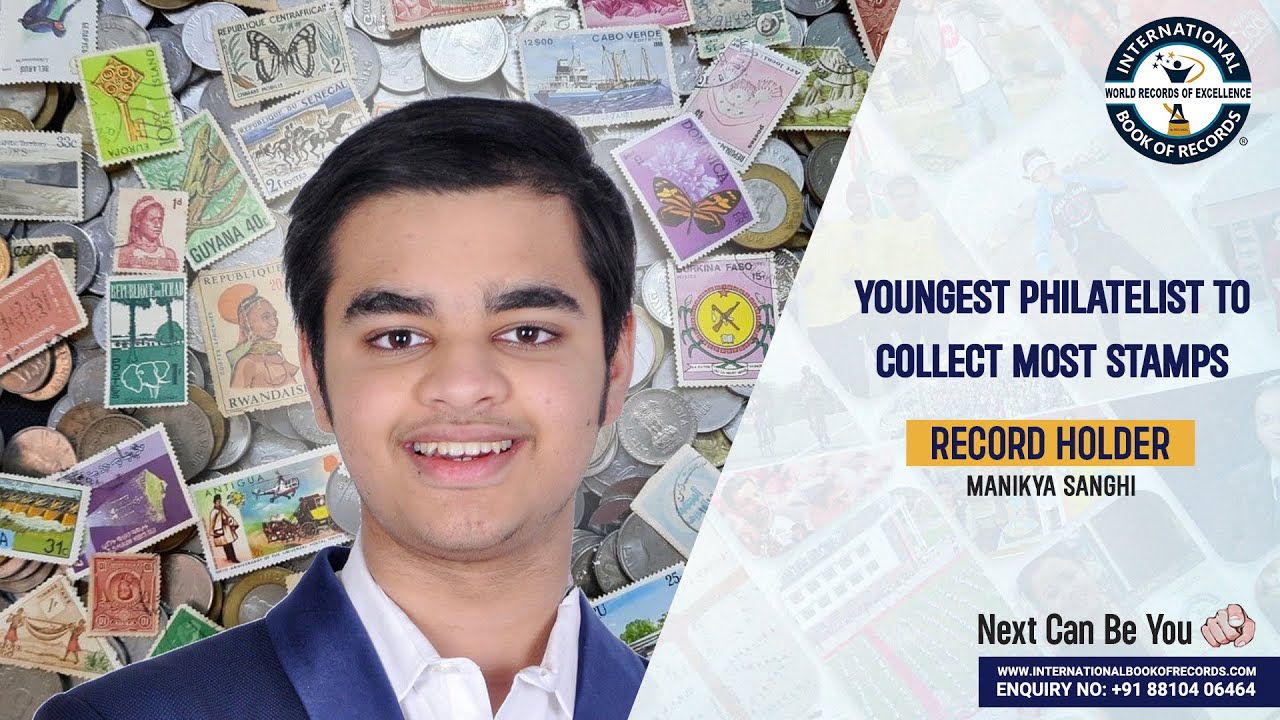 YOUNGEST PHILATELIST TO COLLECT MOST STAMPS - YouTube