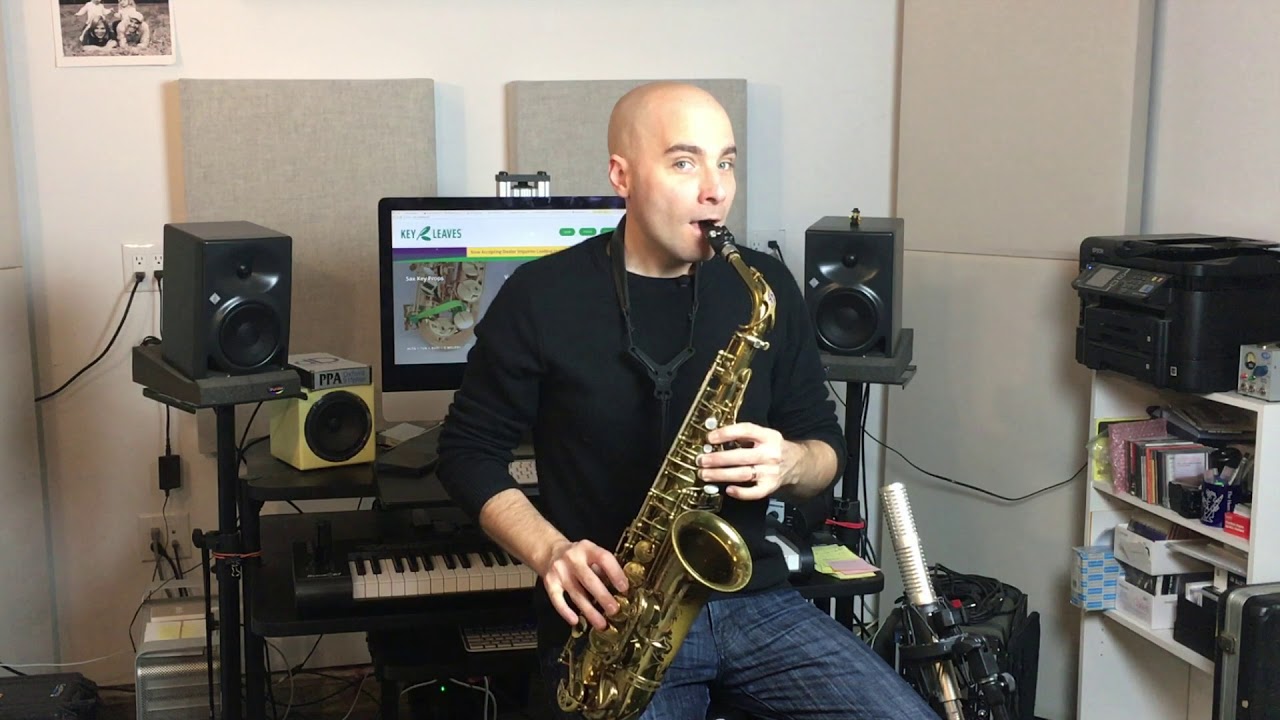 How To Make Your First Saxophone Sounds - Video Lesson with Rulon Brown ...