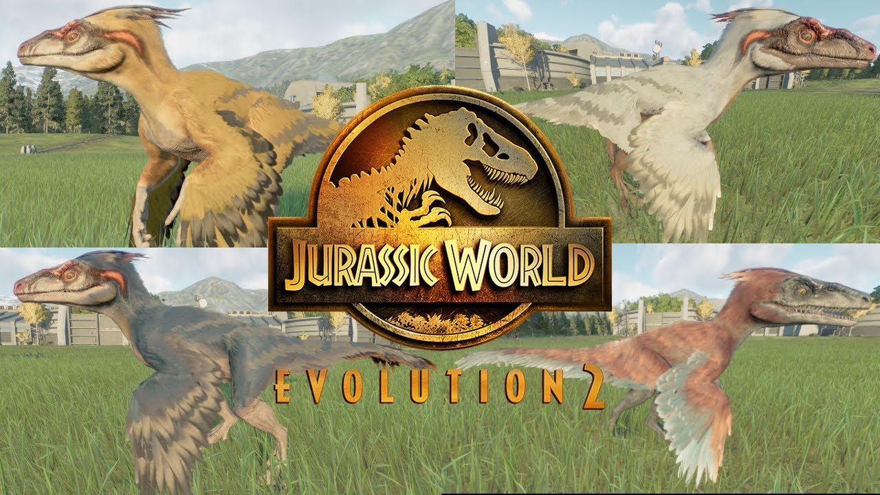 All Pyroraptor skins - Jurassic world evolution 2 - YouTube