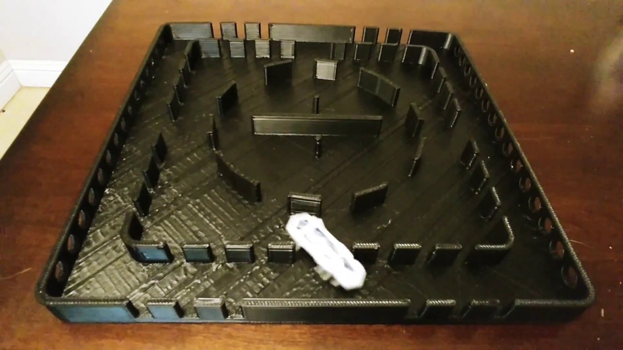 3D Printed HEXBUG nano Track with 1 Bug - YouTube