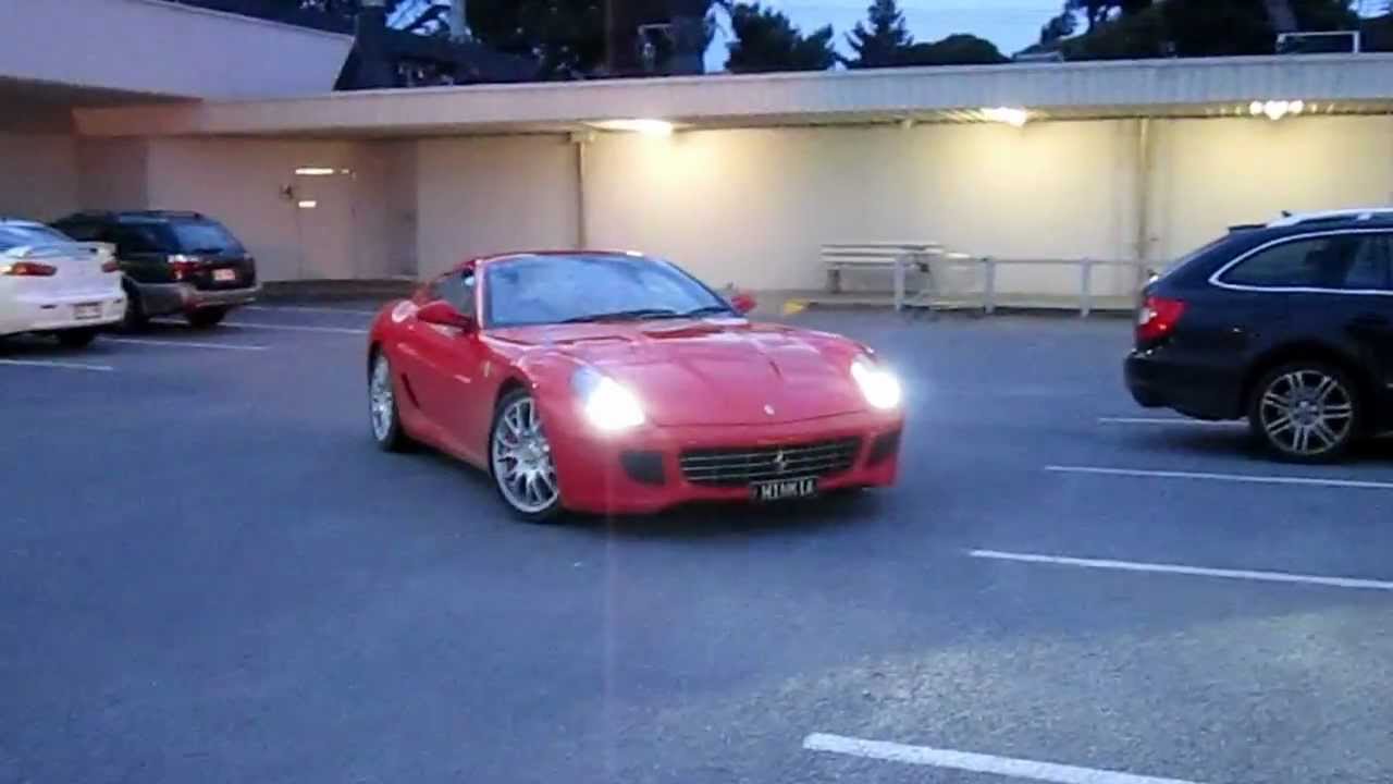Ferrari 599 Huge Start Up - YouTube