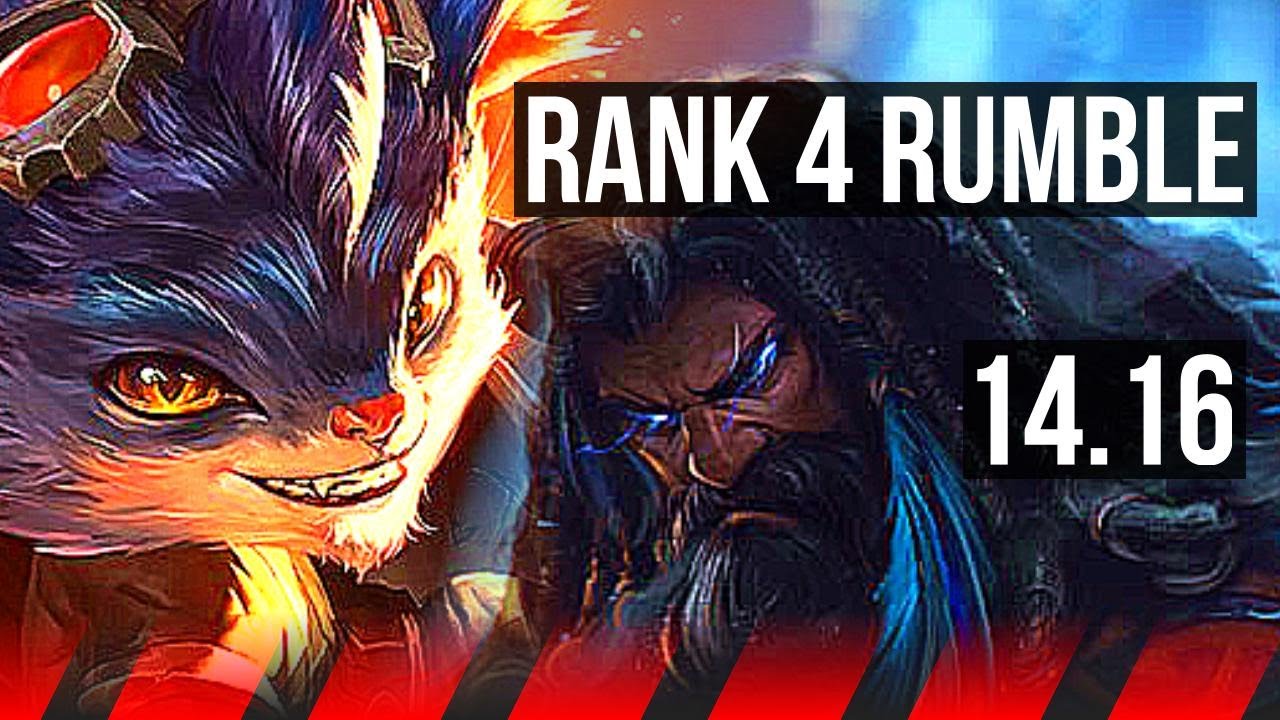 RUMBLE vs UDYR (TOP) | Rank 4 Rumble, 4k comeback, 43k DMG, Dominating ...