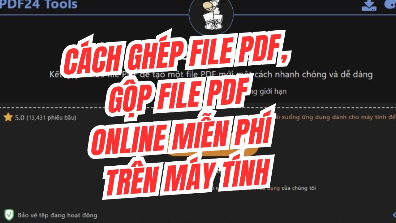 9 cách ghép file PDF, gộp file PDF online miễn phí trên máy tính - YouTube