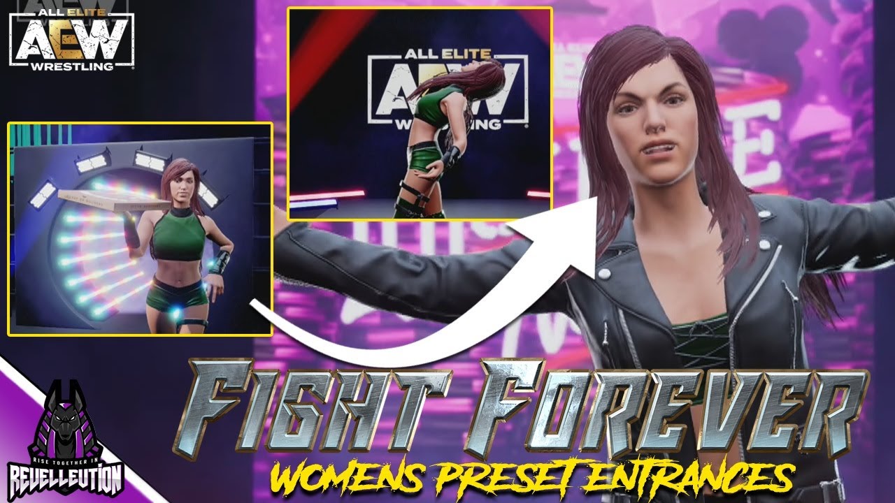 AEW Fight Forever: Women's Preset Entrances #AEWFightForever #AEW - YouTube