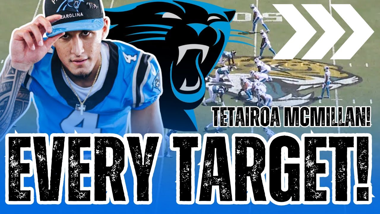 The T-Mac Breakdown: Every Target of Tetairoa McMillan's Debut ...