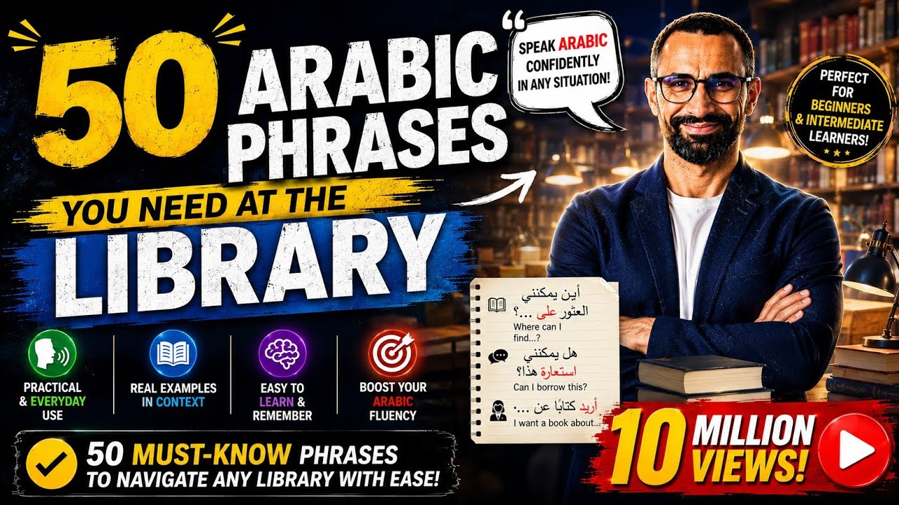 HOW TO LEARN ARABIC SPEAKING EASILY 📌 YOUR video to boost your ARABIC ...