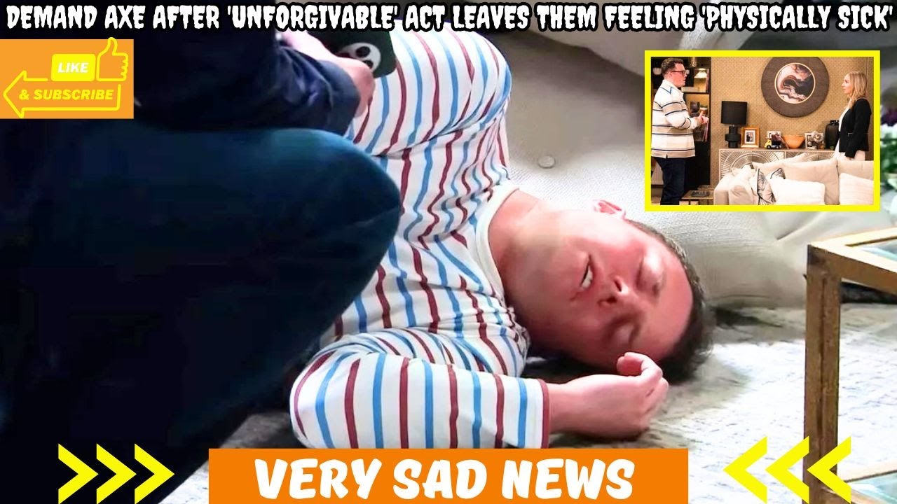 Very Sad News Emmerdale Fans Demand Axe After Unforgivable Act That ...