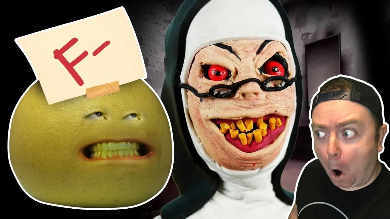 Grapefruit FAILS at EVIL NUN - YouTube