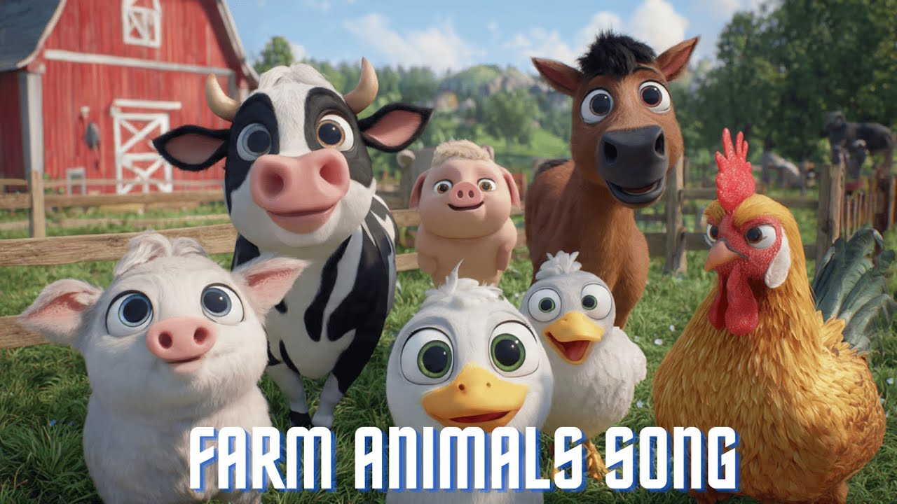FARM ANIMALS SONG - YouTube