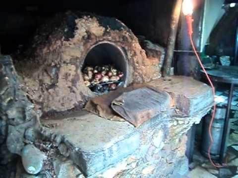 Traditional Greek Clay Oven, Agia Galini, Crete - YouTube