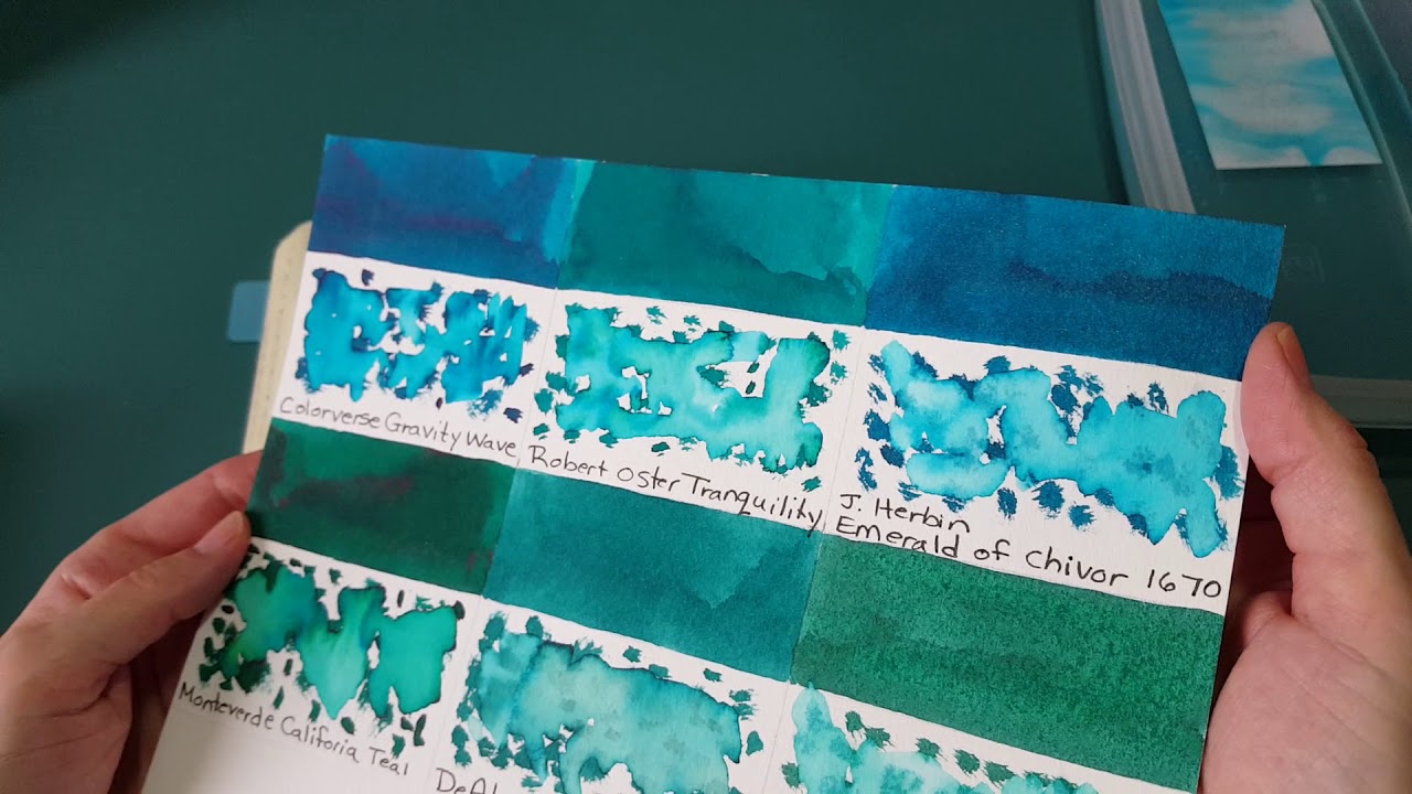 Day 21 - 30 Inks 30 Days - Colorverse Gravity Wave - YouTube