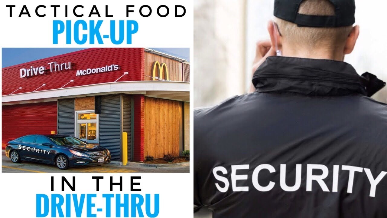 Private Security: 🥷 Tactical Food Pick-Up in the Drive-Thru⁉️#security ...