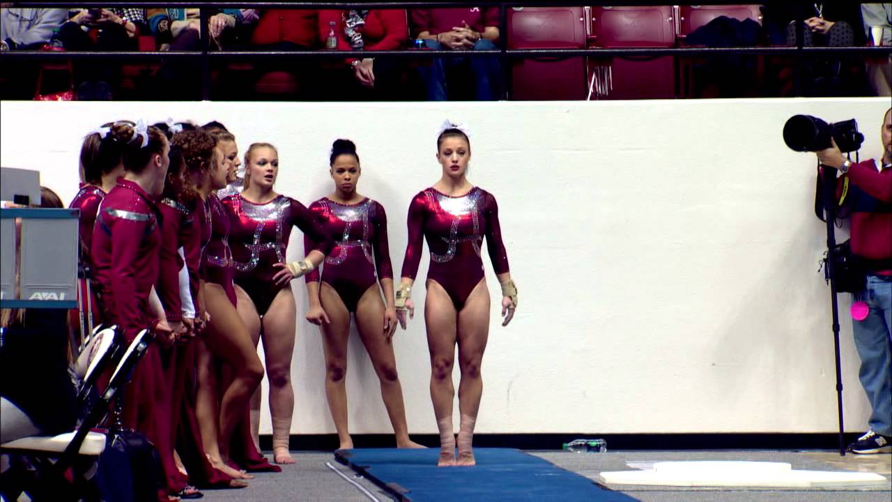 Alabama Gymnastic: Sarah DeMeo on Vault vs. Missouri - YouTube
