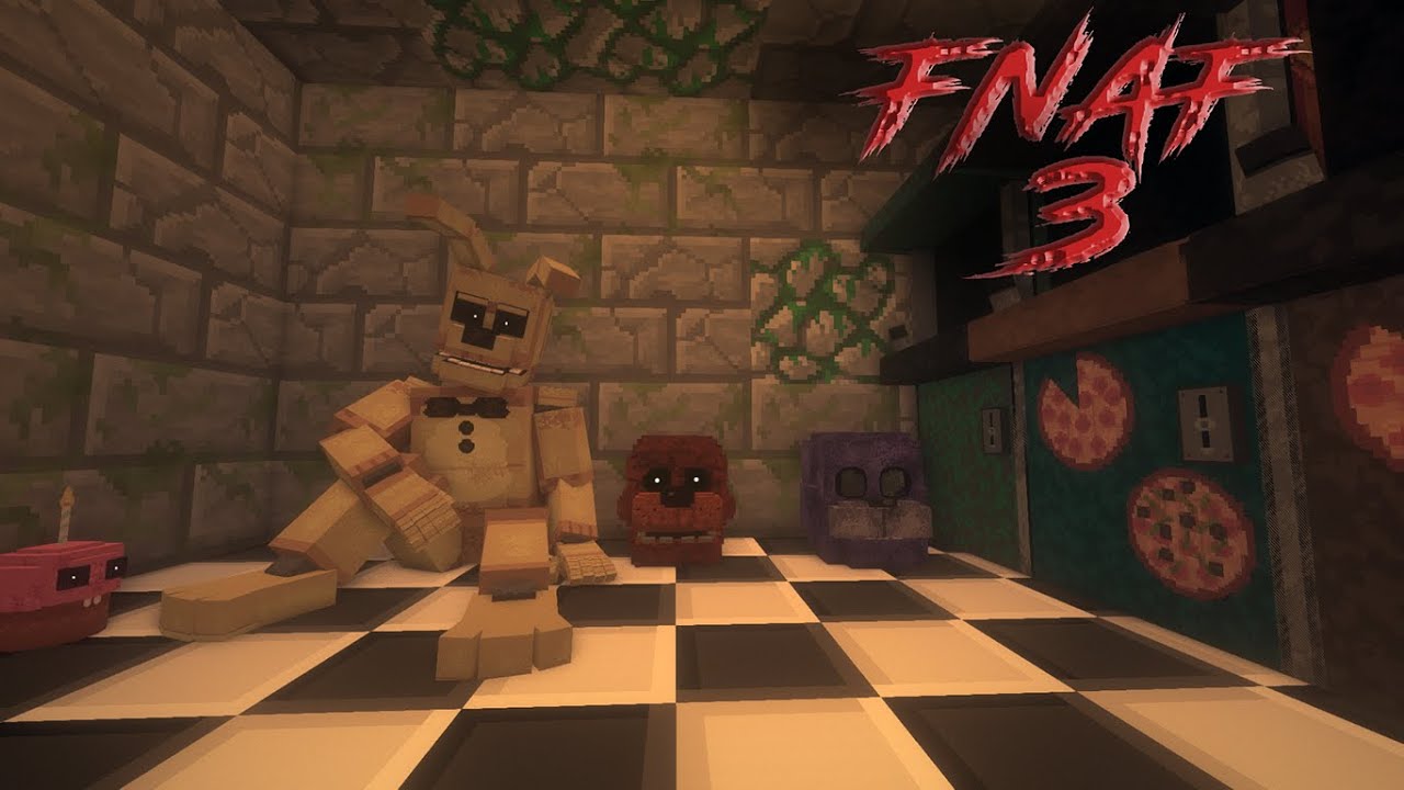 Трейлер FNAF 3 - Minecraft - YouTube